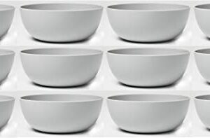 Room Essentials™ - 37oz Plastic Cereal Bowl - Gray - Set of 12