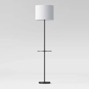 Floor Lamp with Shelf (Includes LED Light Bulb) Black - Room Essentials