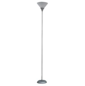 room essentials torchiere floor lamp, silver