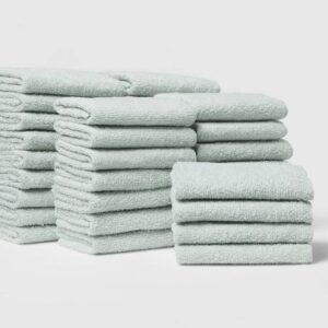 36 Pack Washcloth Bundle - Room Essentials™ Mint Color