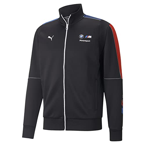 PUMA Men's Standard BMW M Motorsport MT7 Track Jacket, Black-M Color, XX-Large