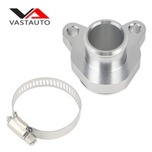 Aluminum Water Hose Fitting Upgrade Fit for BMW 1 3 5 6 7 Z4 (Engine N52 N53 N54 and N51 3.0-litre),Replaces# 11537541992 11537544638 Engine Coolant Hose Flange