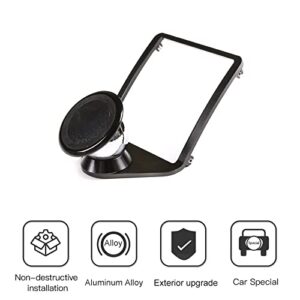 LLKUANG 360° Rotary Mobile Cell Phone Holder Mount for BMW 1 2 3 4 Series GT F20 F21 F22 F23 F30 F31 F32 F33 F34 F35 F36 M2 F87 M3 M4 F80 F82 F83 Black