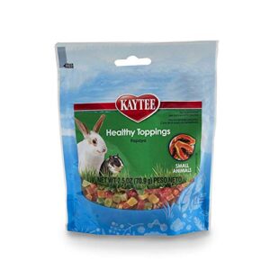 kaytee fiesta healthy toppings papaya treat for small animals