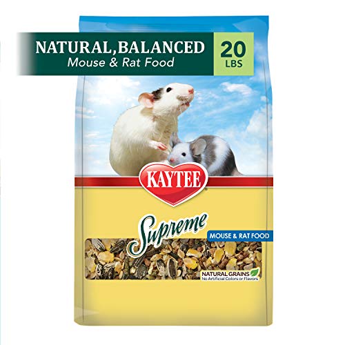 Kaytee Supreme Mouse And Rat Food, 20-Lb Bag