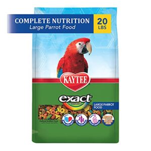 kaytee exact rainbow large pet parrot food, 20 pound