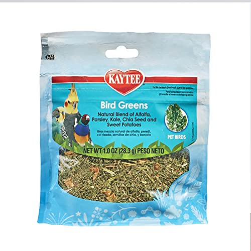 Kaytee Bird Greens Treat for All Pet Birds, 1 oz