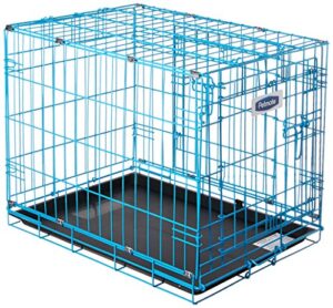 petmate 21930 puppy 2 door training retreat, 24-inch, blue