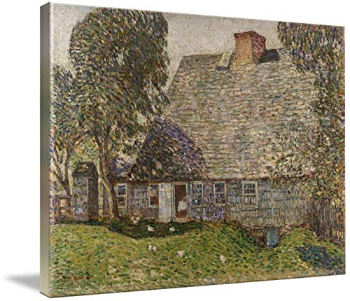 Imagekind Wall Art Print Entitled The Old Mulford House, East Hampton by C. Hassam by The Fine Art Masters | 32 x 23