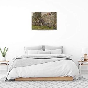 Imagekind Wall Art Print Entitled The Old Mulford House, East Hampton by C. Hassam by The Fine Art Masters | 32 x 23