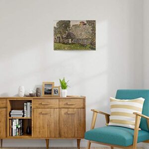 Imagekind Wall Art Print Entitled The Old Mulford House, East Hampton by C. Hassam by The Fine Art Masters | 32 x 23