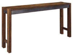 signature design by ashley furniture torjin urban counter height dining room table, two-tone brown