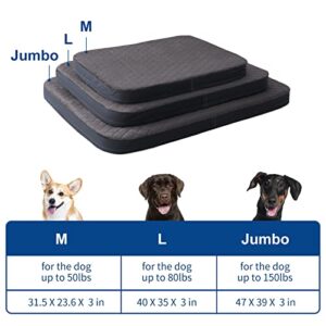 Dog Beds for Large Dogs Orthopedic Foam Jumbo Dog Bed Mattress 47 inch Joint Relief Pet Sleeping Mat, Non Slip Removable Washable Cover