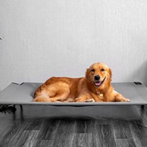 BestVida Elevated Dog Bed (Large, Grey)