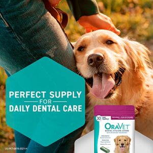 Merial Oravet Dental Hygiene Chew For Large Dogs (50 Lbs And Over), Dental Treats For Dogs, 30 Count