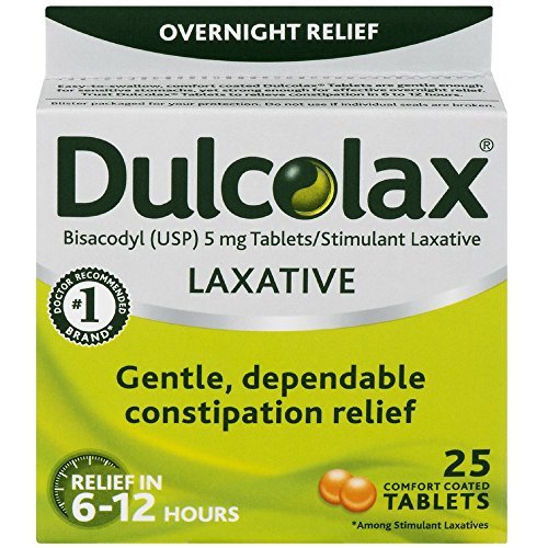 Dulcolax Laxative 25 Tablets ( Pack of 6)