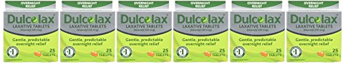 Dulcolax Laxative 25 Tablets ( Pack of 6)