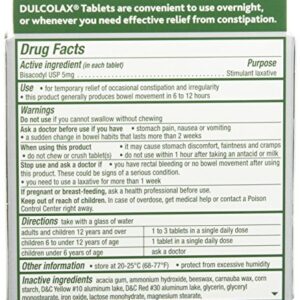 Dulcolax Laxative 25 Tablets ( Pack of 6)