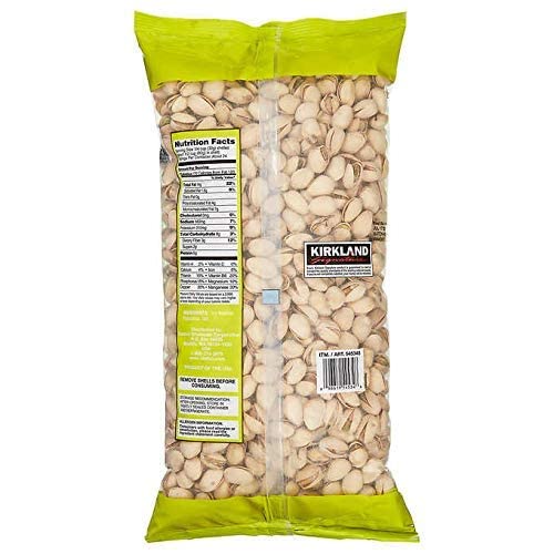 Kirkland Signature California In-Shell Roasted & Salted Pistachios: 2 Pack (6 lbs)