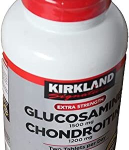 Kirkland Signature Extra Strength Glucosamine 1500mg/Chondroitin 1200mg Sulfate - 220 Count (Pack of 1)