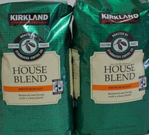 starbucks kirkland signature medium roast coffee beans pack of 2