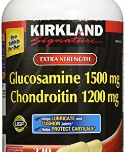 KIRKLAND Signature Extra Strength Glucosamine 1500 mg Chondroitin 1200 mg 220 Tablets