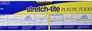 Kirkland Signature Stretch-Tite Plastic Wrap - 11 7/8 x750 feet -2 Count (Pack of 1)