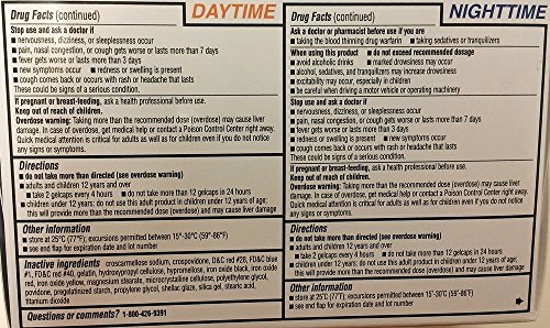 Kirkland Signature Multi-Symptom Cold Day2 X 60ct & Night 48ct Rapid Release Gelcap, 0.53 Pound