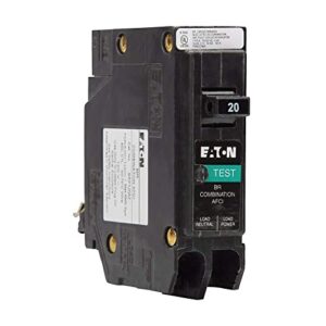 cutler-hammer brp115af eaton 15 amps combination afci single pole circuit breaker, black