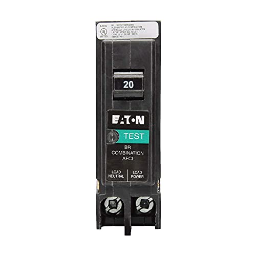 Cutler-Hammer BRP115AF Eaton 15 amps Combination AFCI Single Pole Circuit Breaker, Black