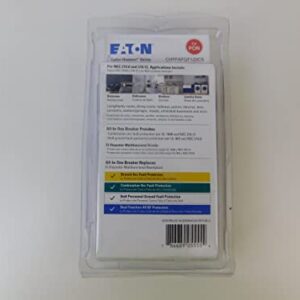 Eaton CH 20 Amp 1-Pole Dual Function (Arc Fault/Ground Fault) Plug-On Neutral Circuit Breaker