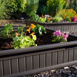 Lifetime 60069 Raised Garden Bed Kit, 4 by 4 Feet, Pack of 3