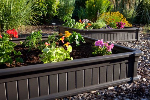 Lifetime 60069 Raised Garden Bed Kit, 4 by 4 Feet, Pack of 3