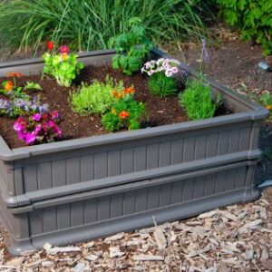 Lifetime 60069 Raised Garden Bed Kit, 4 by 4 Feet, Pack of 3