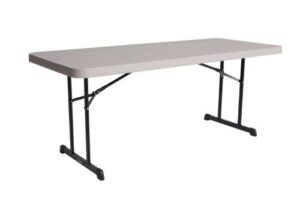 lifetime 80126 professional grade folding table, 6 feet