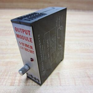 TEXAS INSTRUMENTS PLC 5MT12-20AL Output Module, 50/60 HZ, 120 VAC Output, Discontinued by Manufacturer, 3 AMP, 5-28 VDC Input