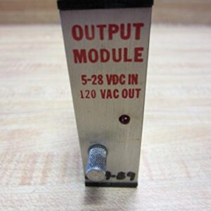 TEXAS INSTRUMENTS PLC 5MT12-20AL Output Module, 50/60 HZ, 120 VAC Output, Discontinued by Manufacturer, 3 AMP, 5-28 VDC Input