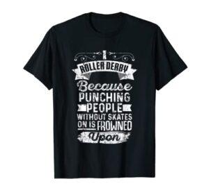 roller derby super thug gift tshirt