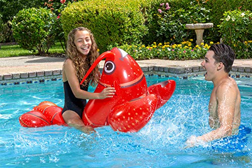 Poolmaster Swimming Pool Float Lobster Rider Red