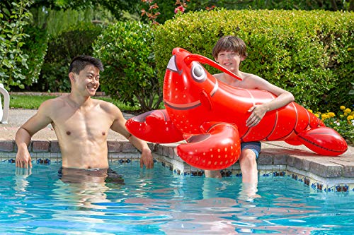 Poolmaster Swimming Pool Float Lobster Rider Red