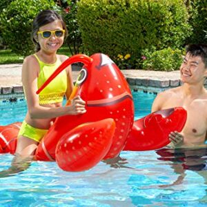 Poolmaster Swimming Pool Float Lobster Rider Red