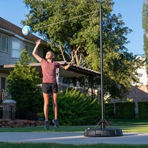 Lifetime 91009 Portable Tetherball System, Black