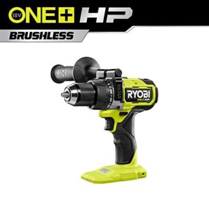 RYOBI ONE+ HP 18V Brushless Cordless 1/2 in. Hammer Drill Kit with (2) 2.0 Ah Batteries, Charger, and Bag (PBLHM101K2)