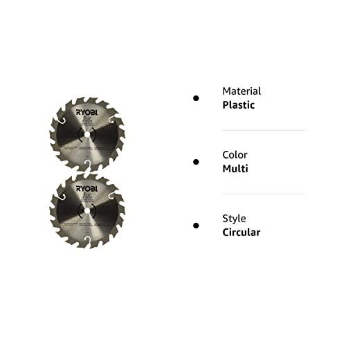 Ryobi 6797329 Pack of 2 Circular Saw Blades - D150 x 1.5MM