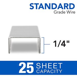 Swingline Staples, Standard, 1/4" Length, 210/Strip, 5000/Box, 10 Pack (35111) Packaging may vary