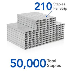 Swingline Staples, Standard, 1/4" Length, 210/Strip, 5000/Box, 10 Pack (35111) Packaging may vary