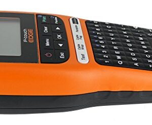 Brother PT-E105 P-Touch Edge Handheld Industrial Label Maker with Interactive Menu and Automatic Lamination (AAA Batteries Not Included)