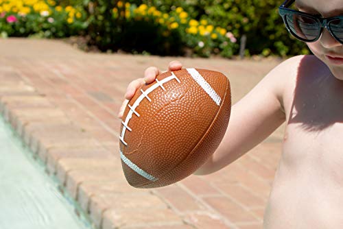 Poolmaster Waterproof Sport Game Balls (Football, Basketball, Soccer Ball) for Kids (Pack of 3), Traditional Colors, Model Number: 72731