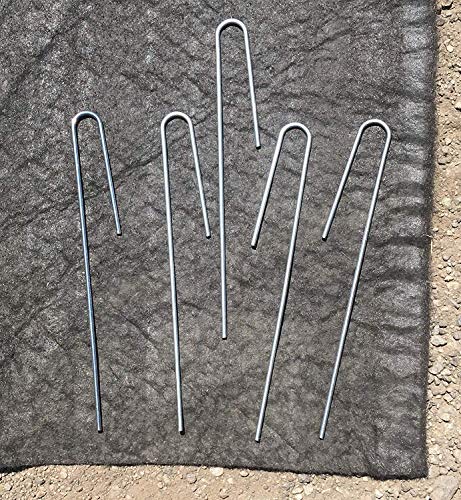 Sandbaggy DRIP TUBING Stakes Landscape Staples | 5 inch Length | Drip Anchors | Landscape Pins | Lawn Nails | Garden Stakes | Designed to Hold Drip Tubing Up to 1/4" Diameter | Pack of 100