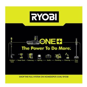 Ryobi ONE+ 18V Lithium-Ion 4.0 Ah Battery (2-Pack) with 18V Lithium-Ion Charger